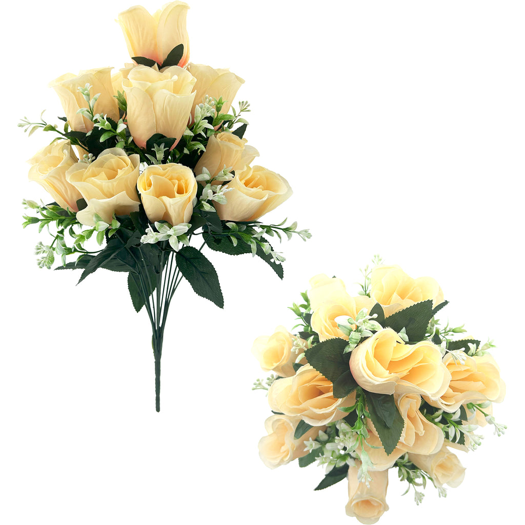 ROSE LARGE 14-BRANCH LIGHT PEACH – UMGLA